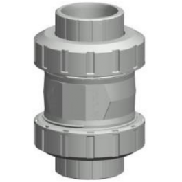 PVC-C Check Valve | NPT Thread | EPDM | Inch | + GF
