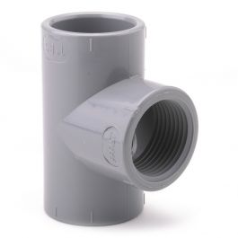 ABS Tee 90° | Inch | Plain x Threaded