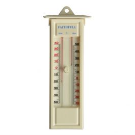 Button Press Max-Min Thermometer | Thermometers & Hygrometers | Faithfull