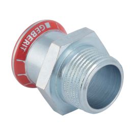 Geberit Mapress Carbon Steel Male Threaded Adaptor | Press Fit | Pipestock