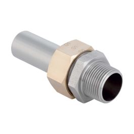 Geberit Mapress Stainless Steel Plain Male Union With Brass Nut | Press ...