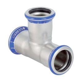 Geberit Mapress Stainless Steel Equal T Piece | Press Fit | Pipestock