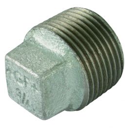 Plug Solid | Malleable Iron | Galvanised