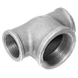 Increasing Tee | Crane | Malleable Iron | Galvanised