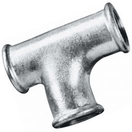 Pitcher Tee | Galvanised EE | Malleable Iron