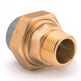 Composite Union Plain x Brass Male BSP | Fittings | Superflo ABS | Durapipe