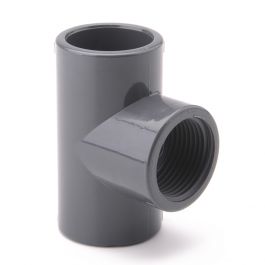 Tee 90° | Plain x Threaded Inch | PVC Pipe Fittings