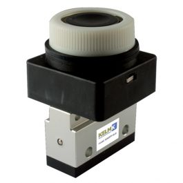 Shrouded Push Button Metric | Panel Mount Valves | Pneumatic