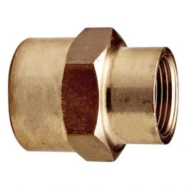PVCu x Brass Socket | Plain x Thread F | Metric | Georg Fischer