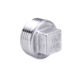 Square Head Plug | NPT Thread | Stainless Steel