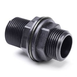 Polypropylene Threaded Tank Connector Fitting | PP Fitting | Pipestock