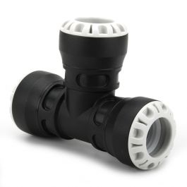 Push Fit Tee 90° | MDPE Fittings | Pipestock