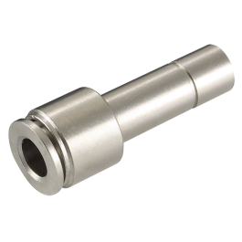 8 bar Metal Push-In Tube x Stem Connector | Compressed Air | Pipestock