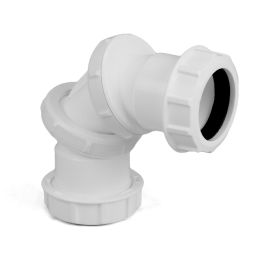 FloPlast Compression Waste Adjustable Bend 0-90 | Compression Waste ...