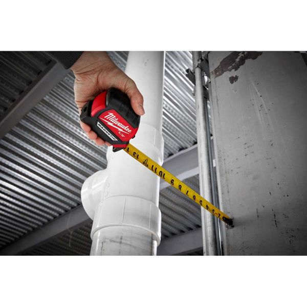 Milwaukee Magnetic Tape Measure Measuring Tool Pipestock