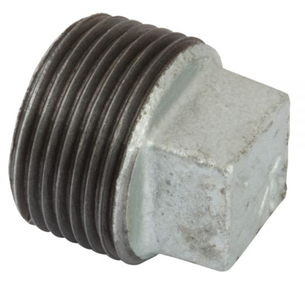 Solid Plug | K-Line | Malleable Iron | Galvanised