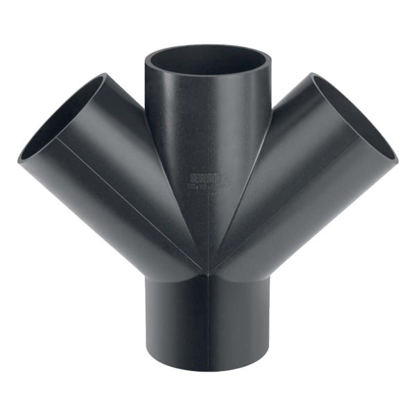 HDPE Double Branch 45 | Geberit | Pipestock