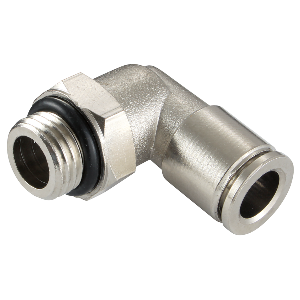 8 bar Metal Push-In Male Stud Swivel Elbow BSPP | Compressed Air ...
