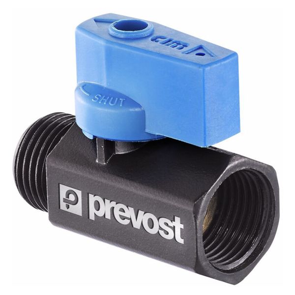Prevost Male/Female Valve BSPP | Compressed Air | Pipestock