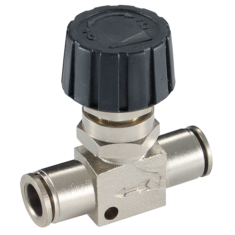 8 bar Metal Push-In Shut Off Valve | Compressed Air | Pipestock