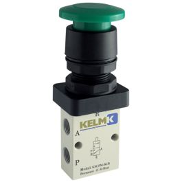 Palm Button BSPP | Manual 3/2 Way Valves | Pneumatic