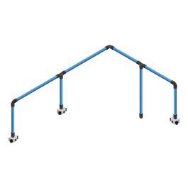 Compressed Air System Kit | Aluminium Tube | 3 Drop | 18m