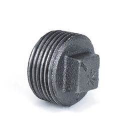 Hollow Plug | K-Line | Malleable Iron | Black
