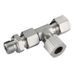 L Series Metric Male Threaded | Run Tee | DIN 2353