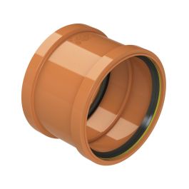 Polypipe Double Socket Coupler | Underground Drainage
