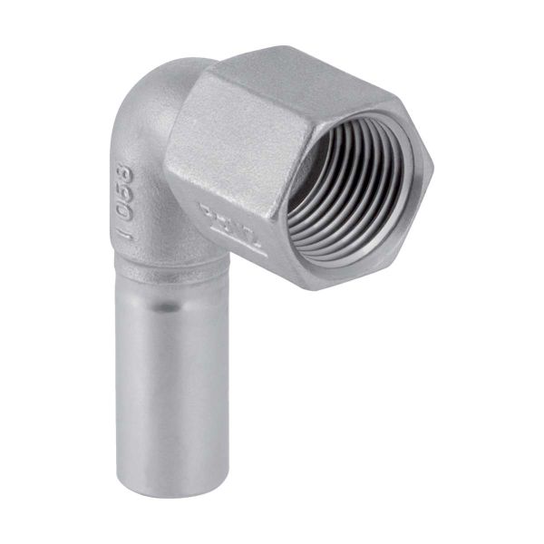 Geberit Mapress Stainless Steel Female Threaded Elbow 90 Plain