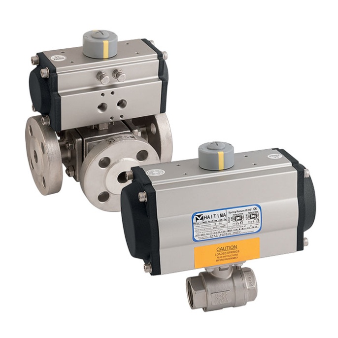 Pneumatic Actuated Ball Valves - Actuated Valves