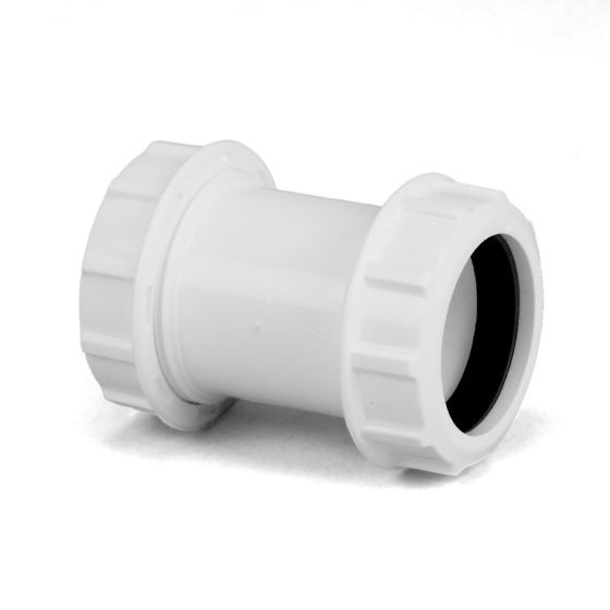 White Unicom Compression Waste - Waste Pipe & Fittings - Plumbing Pipe ...