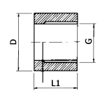 ABS Reducing Bush | Inch | Plain x Threaded