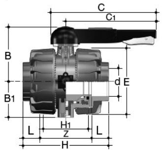 VKD DU Ball Valve EPDM | Valves | ABS | Durapipe