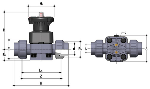 PVC Diaphragm Valves Inch | PVCu Valves & Strainers | Pipestock