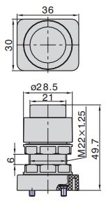 External Push Button BSPP | Manual 3/2 Way Valves | Pneumatic