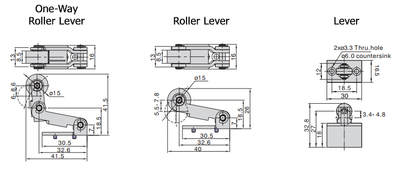 Roller BSPP | Mechanical 3/2 Way Valves | Pneumatic