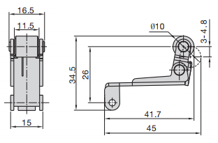 One Way Roller Lever Metric | Panel Mount Valves | Pneumatic