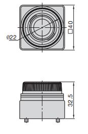 Shrouded Push Button BSPP | Panel Mount Valves | Pneumatic