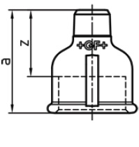 Reducing Socket Male x Female | Malleable Iron | Black