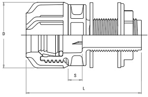 Philmac Compression Tank Connector | Philmac Pipe Fittings
