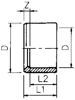 Reducing Bush | Plain x Threaded Inch | PVC Pipe Fittings